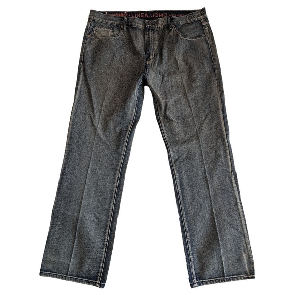 Linea Uomo | Jeans | Linea Uomo Relaxed Fit Straight Jeans Mens 4x34 ...